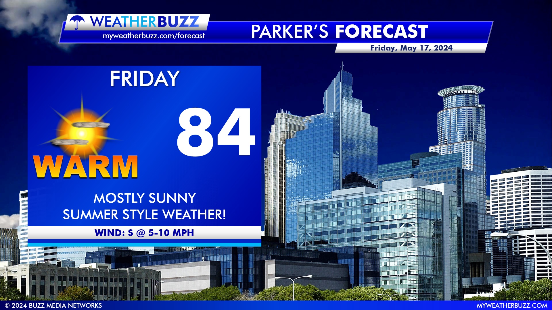 MN Weather: Summer Like Temps for Friday | Weather Buzz